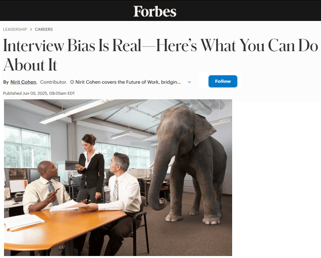 Interview Bias Is Real—Here’s What You Can Do About It | Nirit Cohen